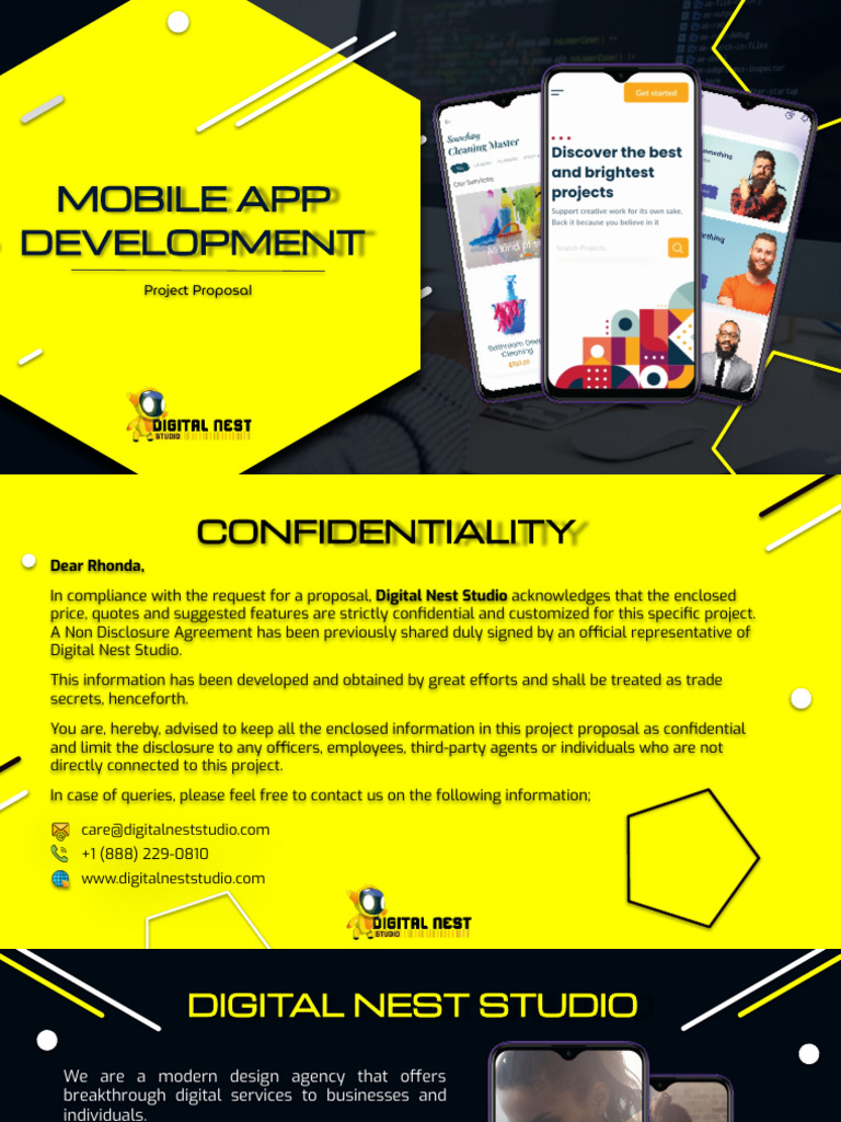 Rhonda - Digital Nest Studio - Mobile Application | PDF | Mobile App ...