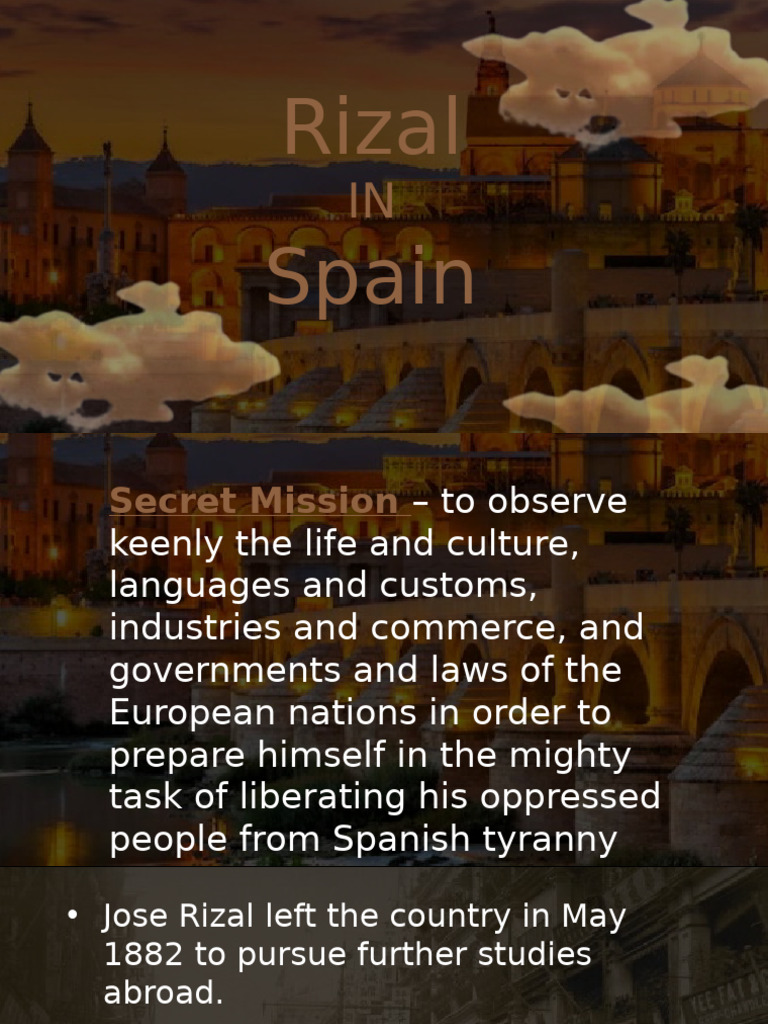 Rizal in Spain | PDF