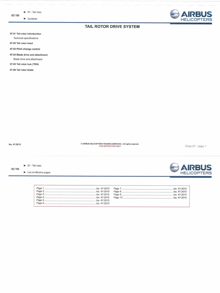 CHAPTER 7 TAIL ROTOR DRIVE SYSTEM 2 | PDF