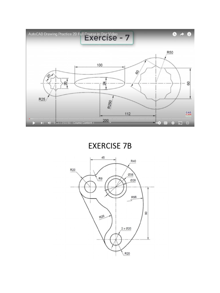 Exercise Plate No. 7A 7B | PDF
