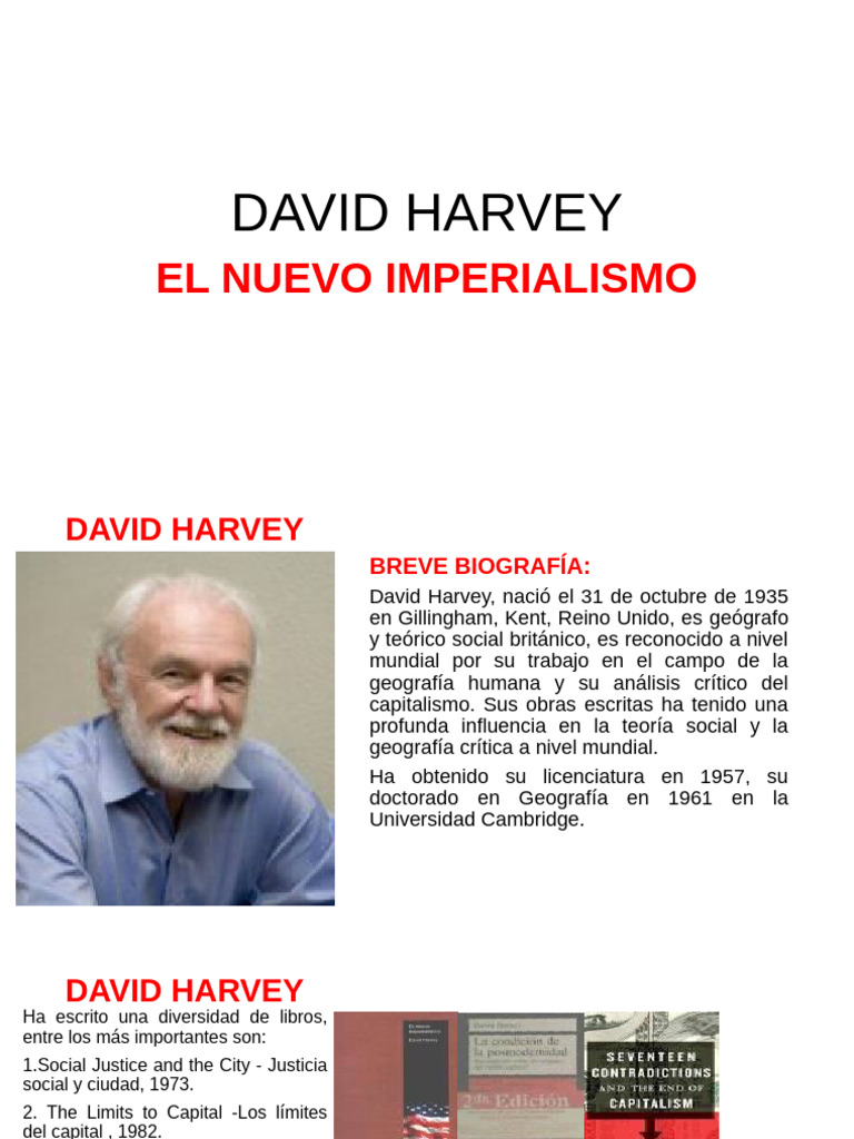 David Harvey y el Nuevo Imperialismo | PDF | Economias | Economía política