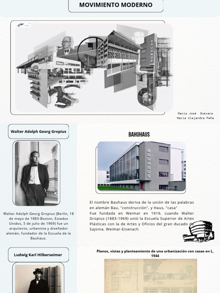 Historia y Principios del Movimiento Moderno | PDF | Estilo | Estilos ...