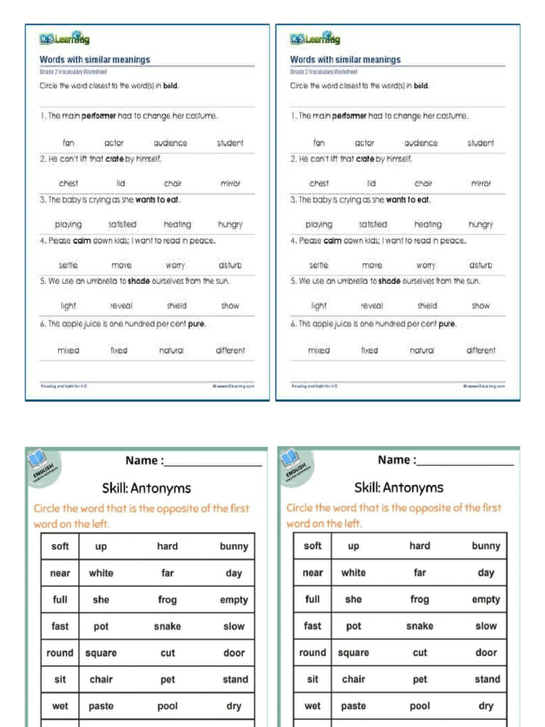 Enhancement Worksheet | PDF