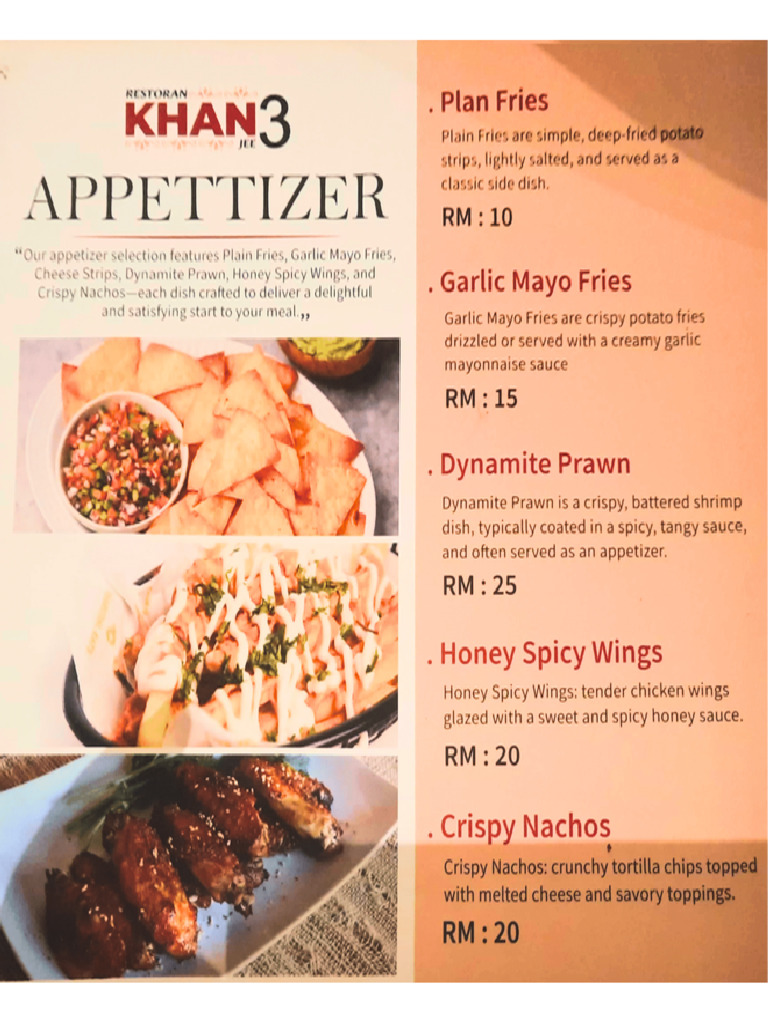 Menu Khan 3 Adjusted | PDF