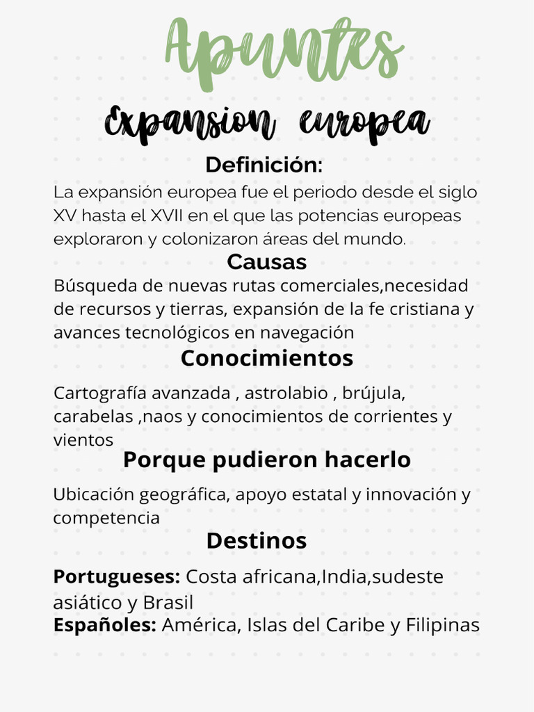 Expansion Europea | PDF