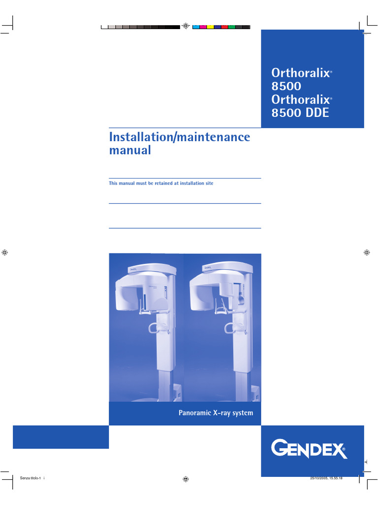 8500 Film and DDE_INST-MAINT Manual English REV 10-2005- | PDF | Mains Electricity | Electrical ...