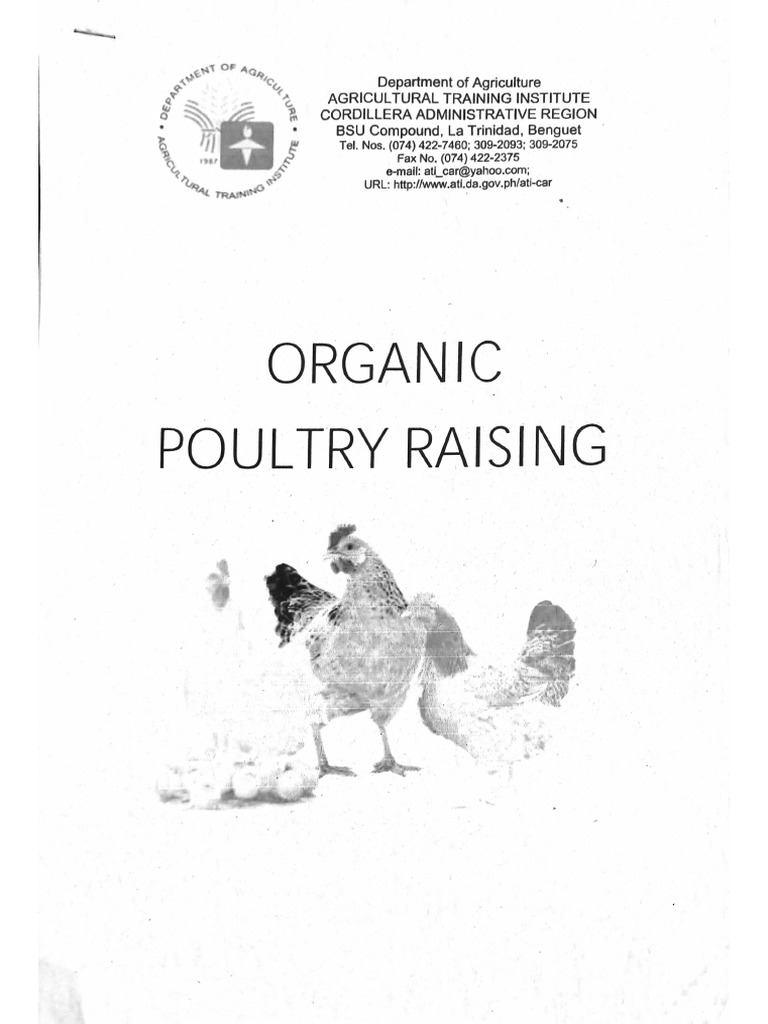Organic Poultry Raising | PDF
