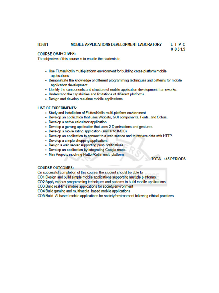 It3681 Mad Syllabus Pdf