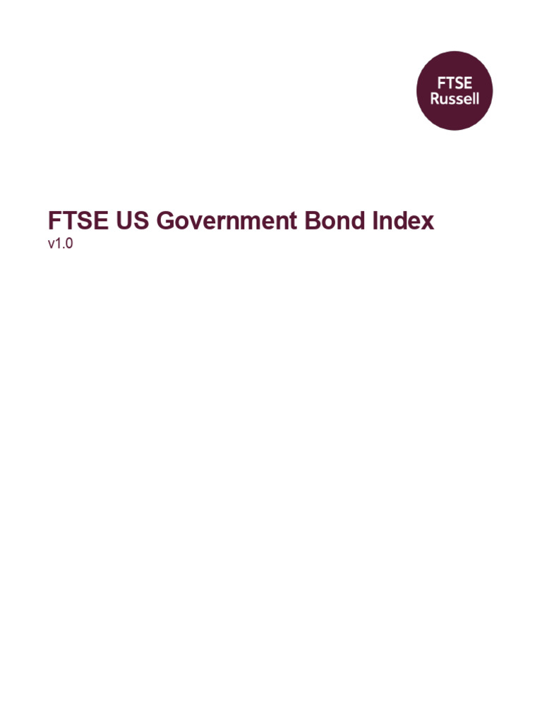 FTSE US Government Bond Index Ground Rules | PDF | Bonds (Finance) | Government Bond
