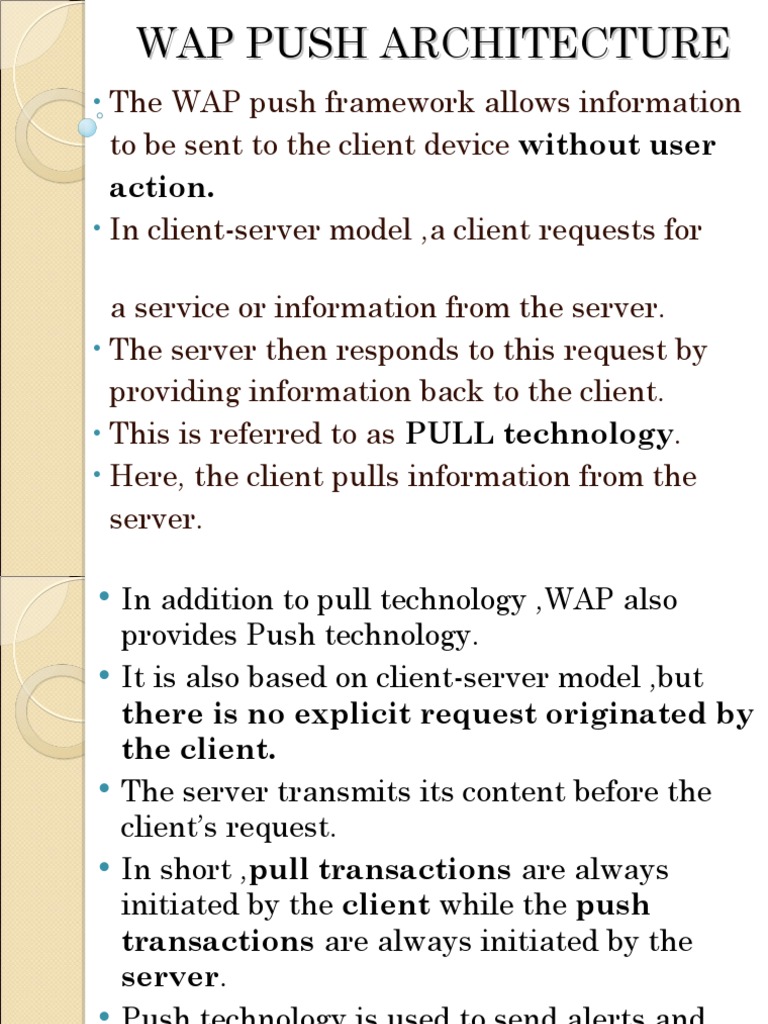 Chap-9.8 To 9.10 Push - Pull - Architecture | PDF | Computer Data ...