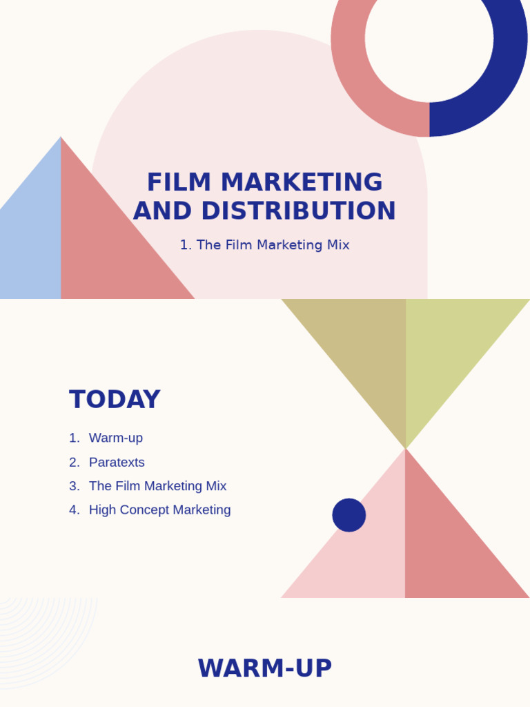 Seminar 1 - The Film Marketing Mix | PDF | Marketing