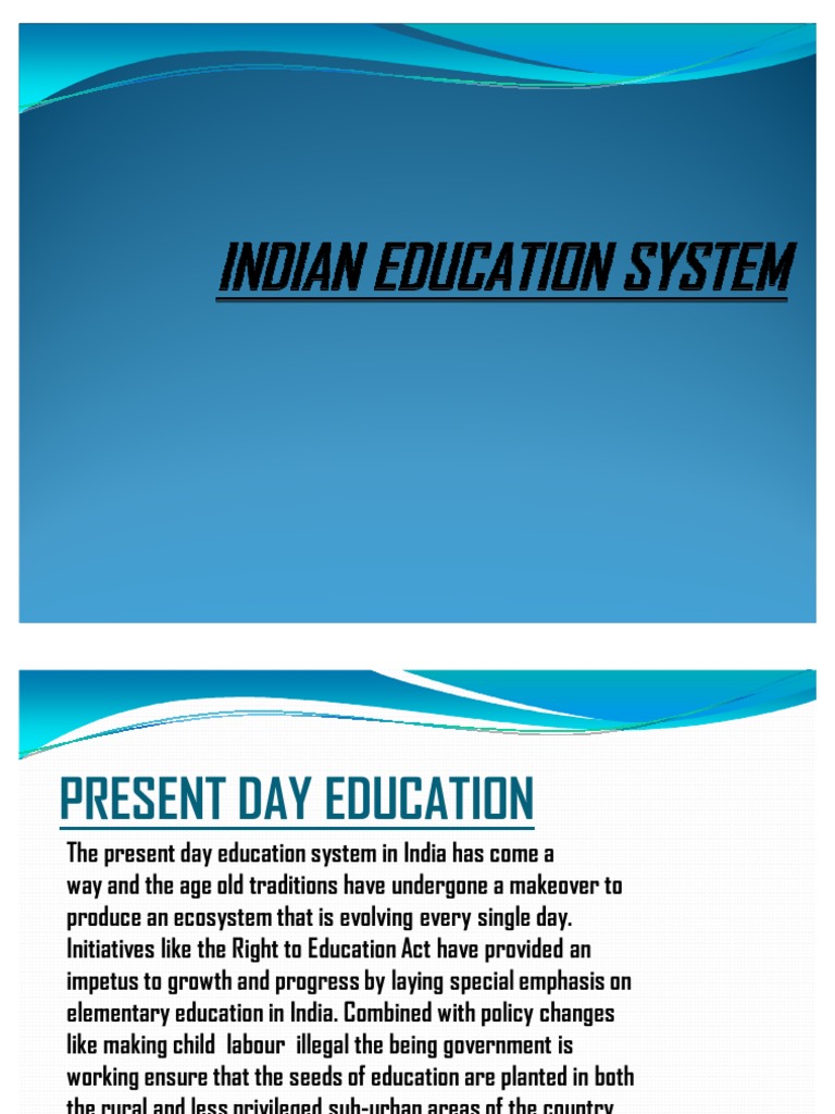 Indian Education System | PDF