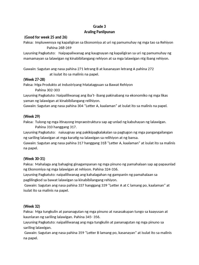 Grade 3, Instructions | PDF