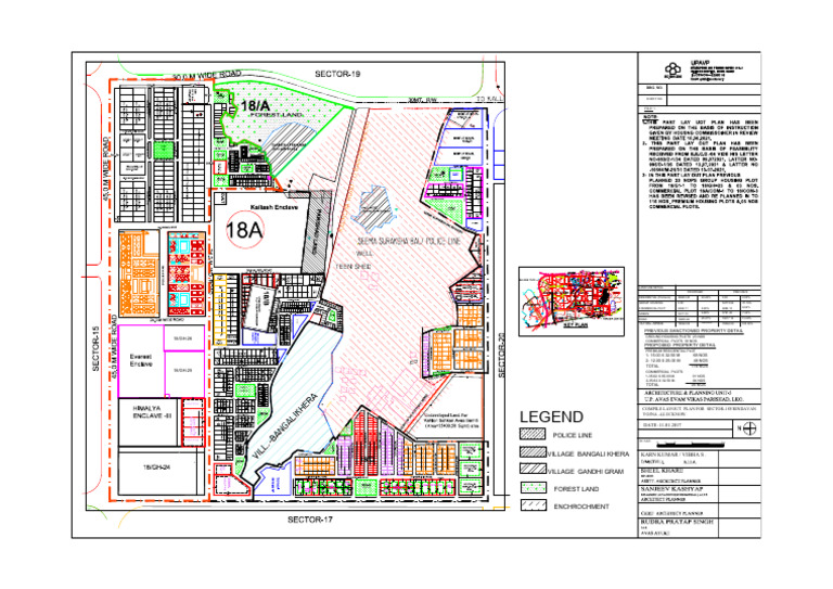 Layout Plan for Sector-18 Vrindavan | PDF