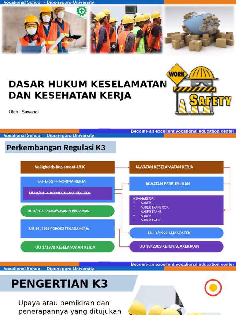 Materi 2 Dasar Hukum K3 | PDF