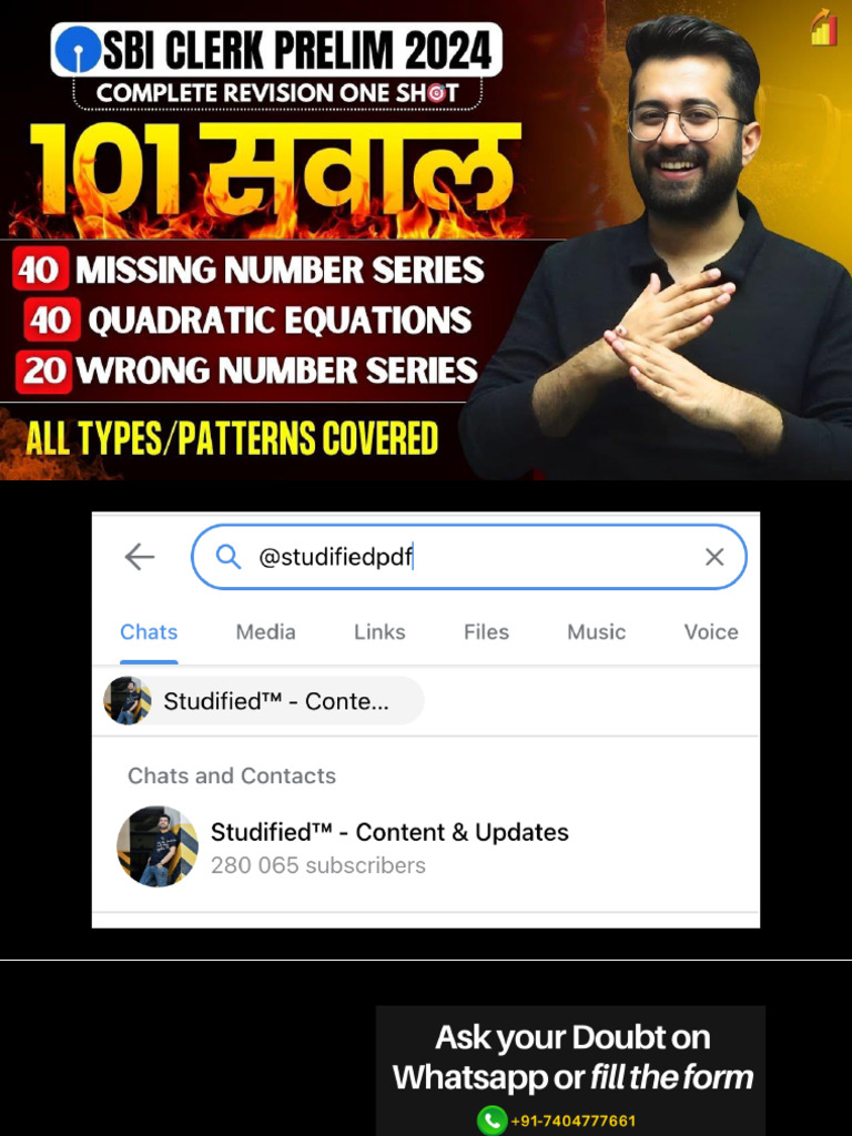 101 Quad Eqns and Number Series PDF by Aashish Arora | PDF
