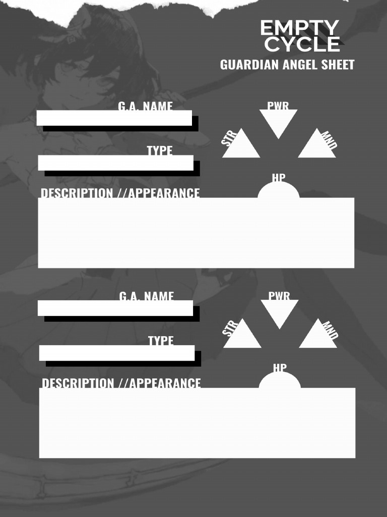 Guardian Angel Sheet Grayscale | PDF