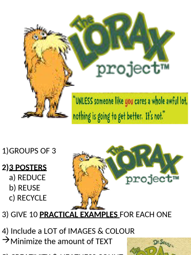 Lorax Project | PDF