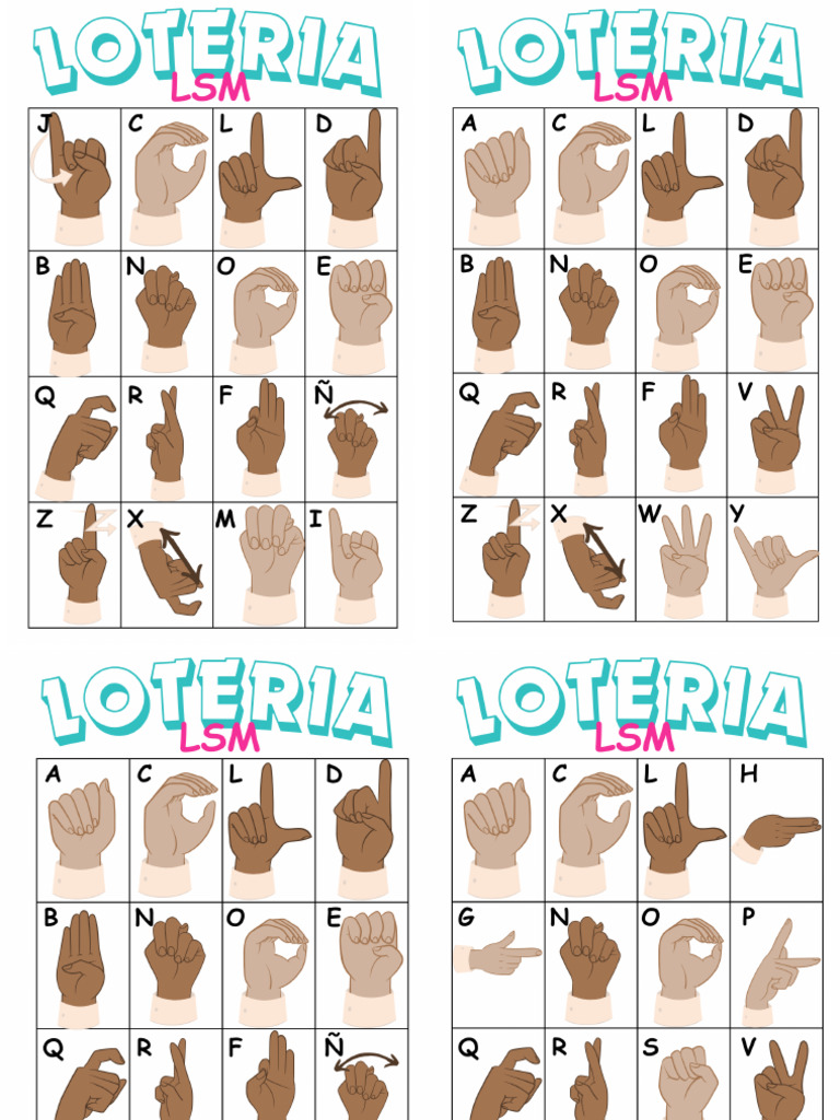 Loteria LSM Tablas | PDF