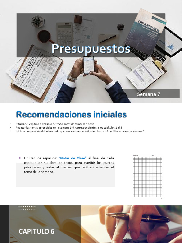 Pre - Cap 6 - 2025 | PDF | Presupuesto | Estado de resultados