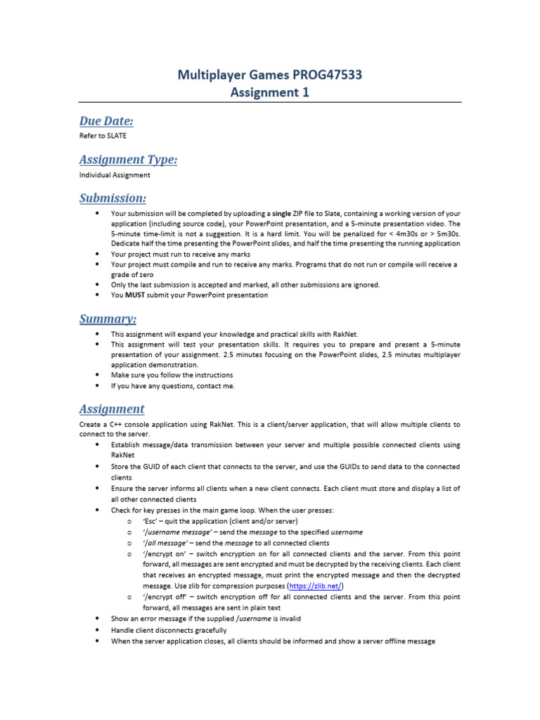 Assignment 1 | PDF | Encryption | Microsoft Power Point