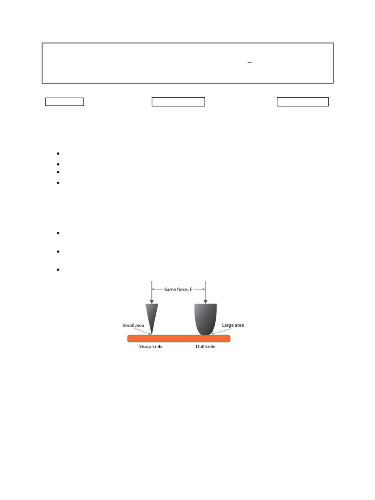 Science- Ch-11 Pressure Notes (VIII) | PDF | Buoyancy | Pressure