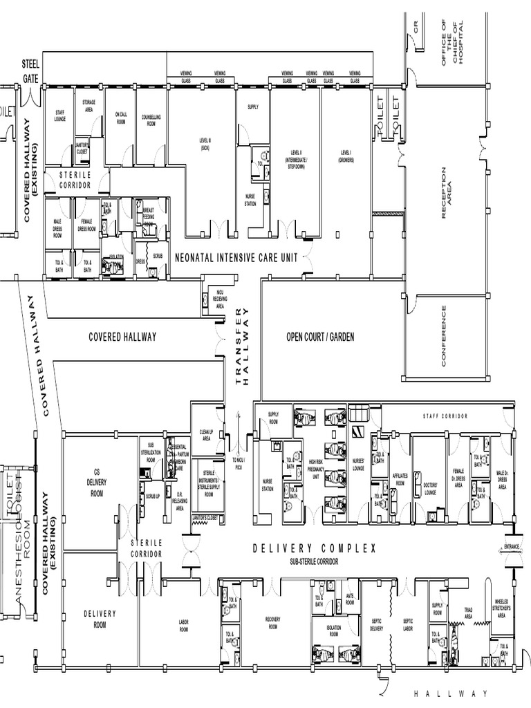 Hospital Layout and Facility Overview | PDF | Neonatal Intensive Care ...