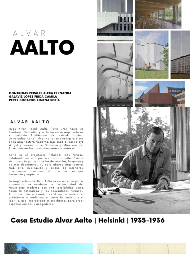 Alvar Aalto PDF | PDF | Innovación | Estilos arquitectonicos