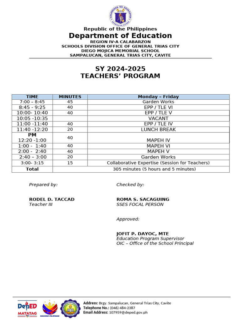 SSES CLASS Program New | PDF