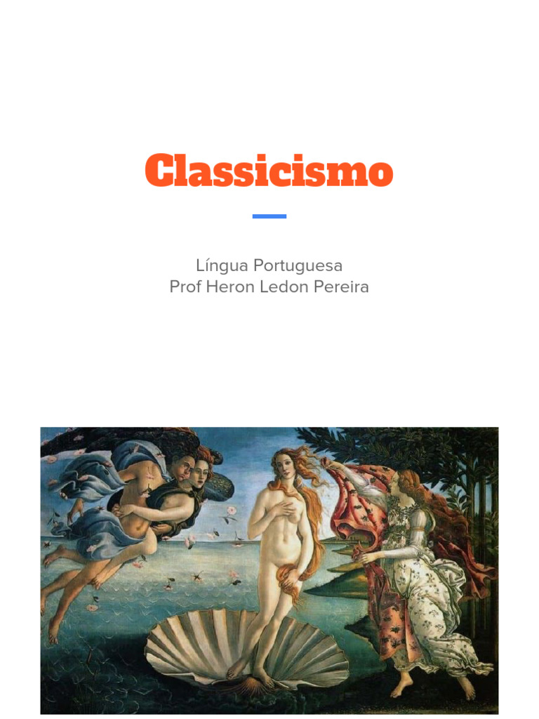 Classicismo | PDF