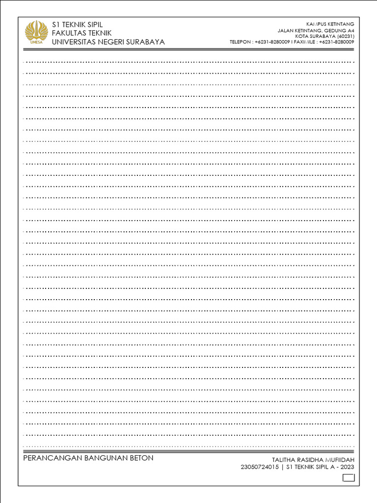 TEMPLATE KERTAS - Model | PDF