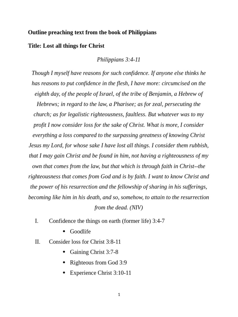 Background and Context of Philippians | PDF | Paul The Apostle ...