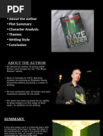 The Maze Runner Chapters 17-21 Summary & Analysis SparkNotes | PDF