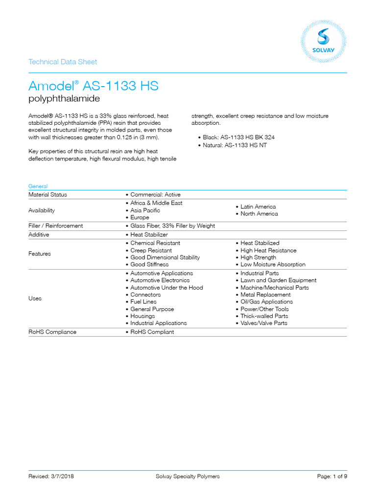 2642 - Ppa Amodel As-1133hs | PDF | Strength Of Materials | Materials