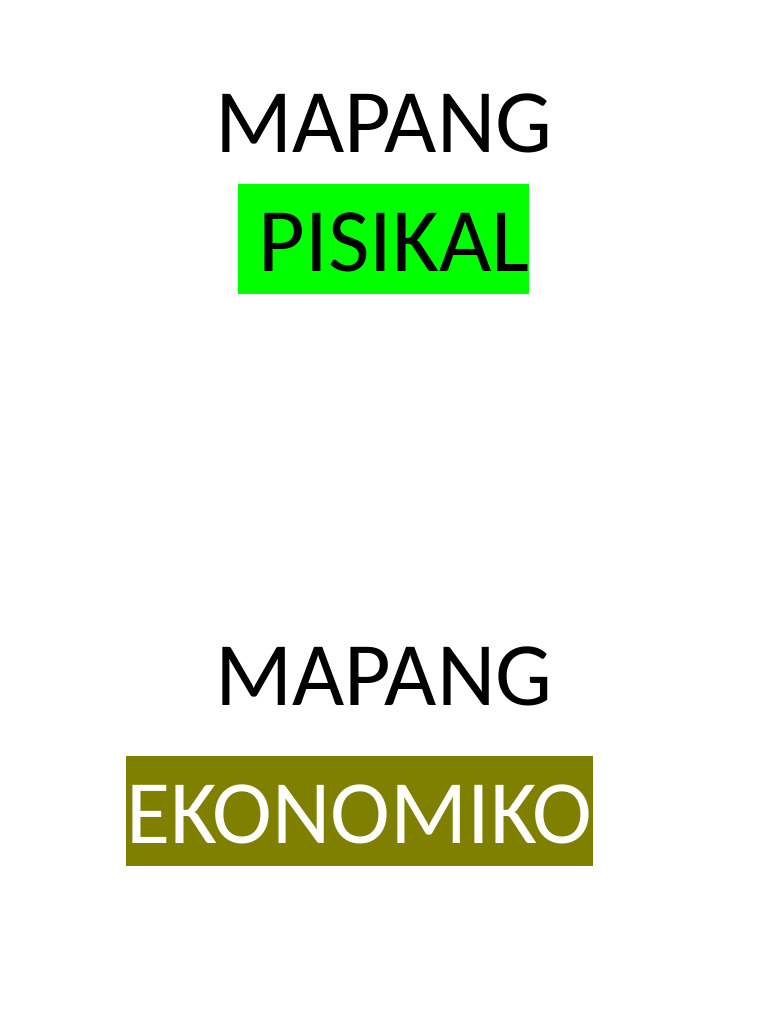Mga Mapa (Grade 3) | PDF
