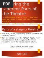 Parts of a Theater Stage Explained | PDF | Components | Performing Arts