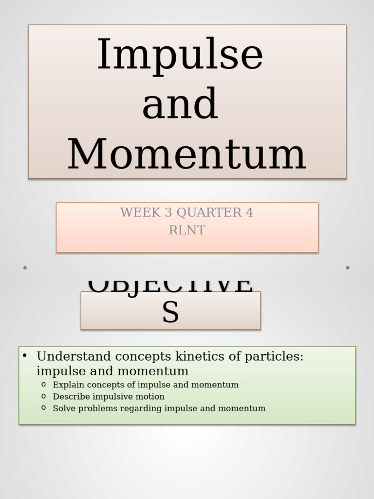 Understanding Impulse and Momentum Concepts | PDF | Momentum | Force