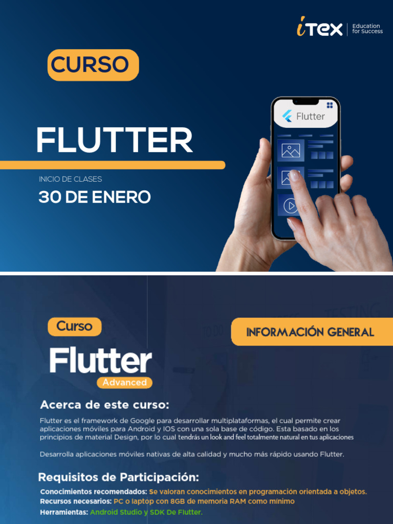 Brochure Flutter 2025-II | PDF | Software | Informática