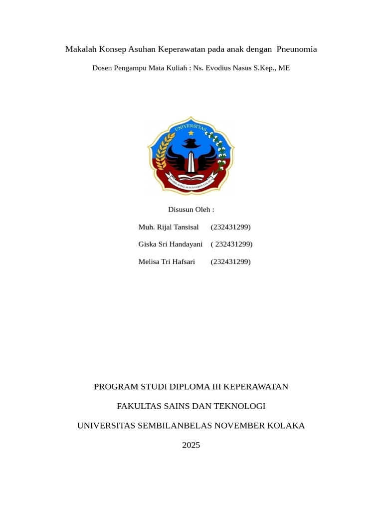 Makalah Keperawatan Anak KLMPK. 3 | PDF