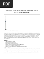 DCP Test Procedure | PDF | Road Surface