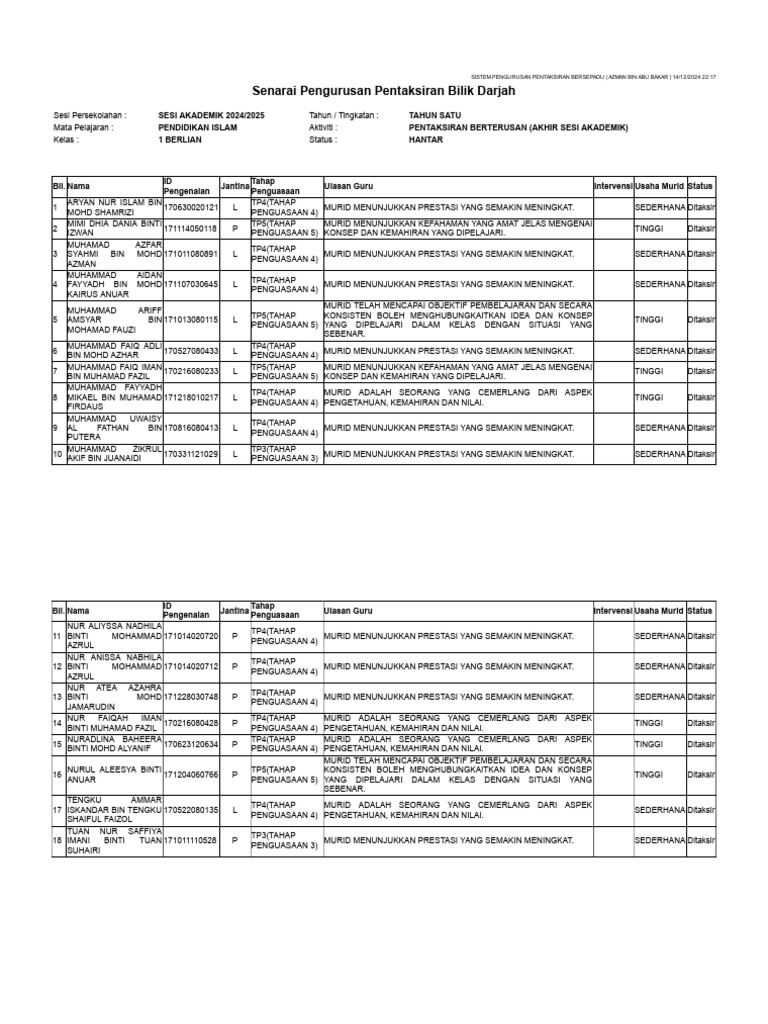 Idme 1B Disember 2024 | PDF