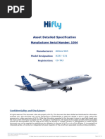 Airbus A320 Technical Specifications | PDF