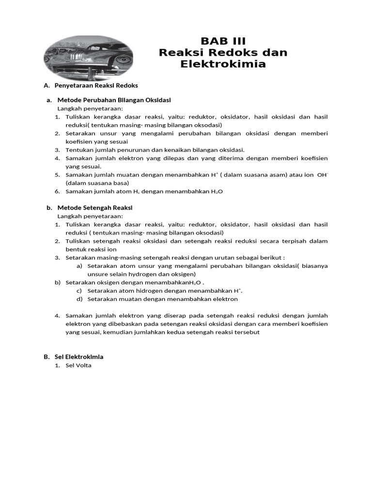 REDOKS DAN ELEKTROKIMIA | PDF
