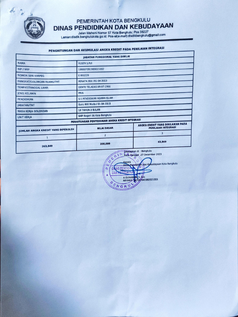 Yuser Intergrasi | PDF