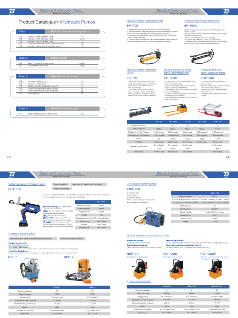 Hydraulic Pump Product Overview | PDF | Pump | Valve