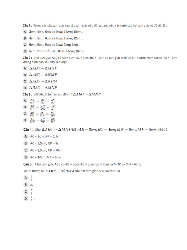 Tam Giác Đ NG D NG | PDF