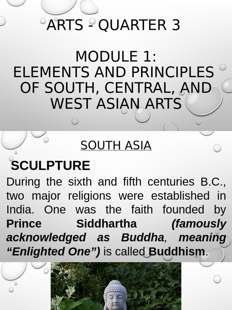 South Asian Arts: Elements & Principles | PDF