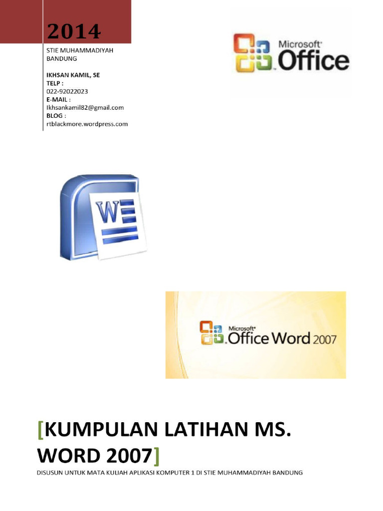 Kumpulan Latihan Ms. Word 2007 | PDF