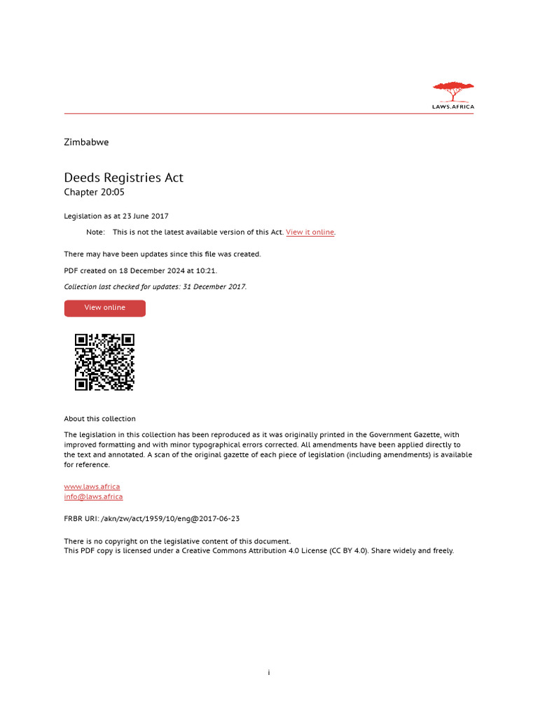 Deeds Registries Act | PDF | Notary Public | Private Law