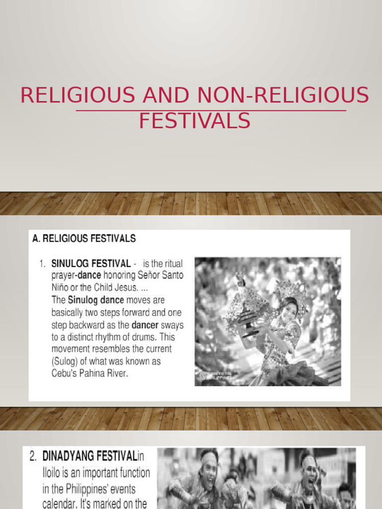 Festivals: Religious & Non-Religious Guide | PDF